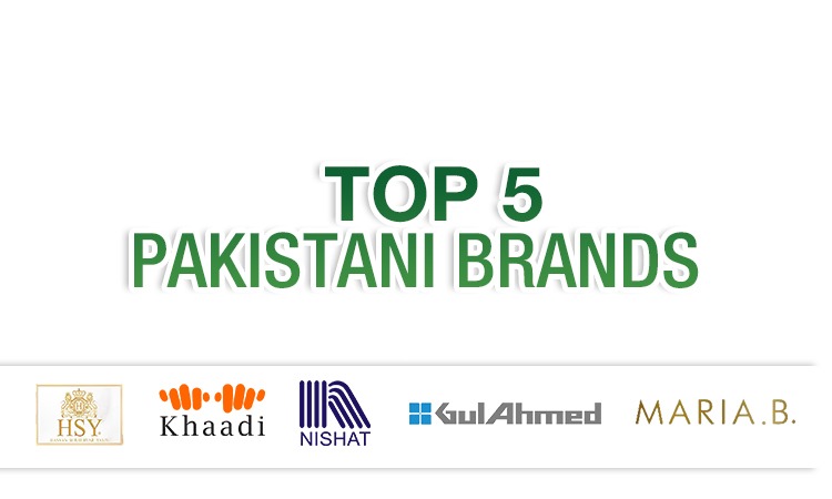 Top 5 Pakistani brands
